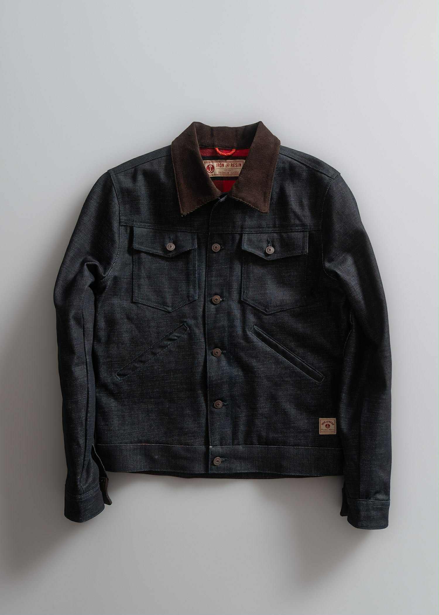 IRON AND RESIN HARRIS JACKET - INDIGO – bienvenu store